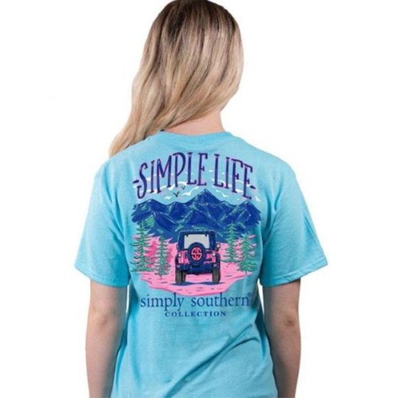 Simply Southern | Tops | Simply Southern Simple Life Jeep Beach ...